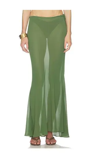 Green Maxi Skirts