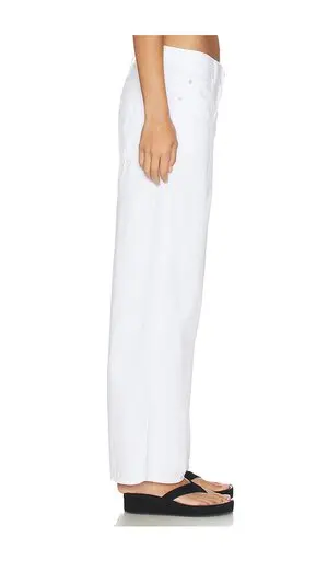 AMO Regina Wide Leg Jeans - White