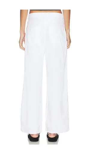 AMO Regina Wide Leg Jeans - White
