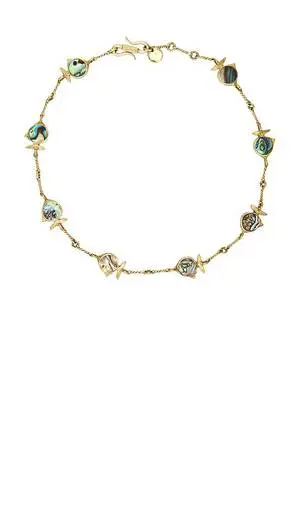 ALEMAIS Calypso Paua Fish Necklace - Multi
