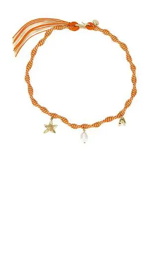 ALEMAIS Calypso Macrame Charm Necklace - Multi