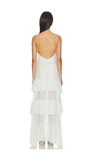 For Love & Lemons Bayview Bow Maxi Dress