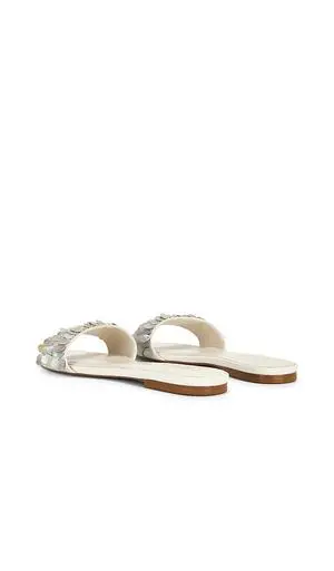Raye Sahar Embellished Shell Sandals