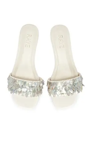 Raye Sahar Embellished Shell Sandals
