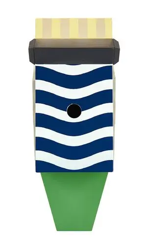 DUSEN DUSEN Birdhouse In Green,blue
