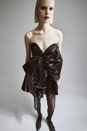 Bardot Brydie Bow Mini Dress