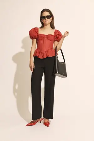 Bardot Balia Hipster Pant - Black