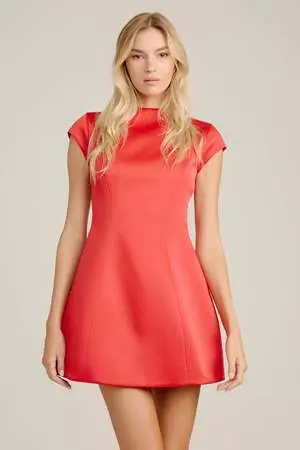 Red Satin Dresses for Women