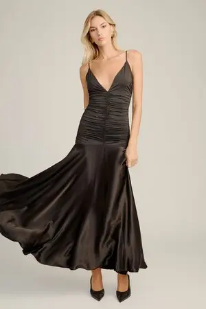 Bardot Lavanda Contrast Maxi Dress