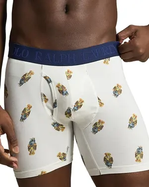 Polo Ralph Lauren Logo Bear Boxer Briefs, Pack Of 3 - Og-hvbear/