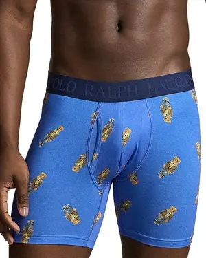 Polo Ralph Lauren Logo Bear Boxer Briefs, Pack Of 3 - Og-hvbear/