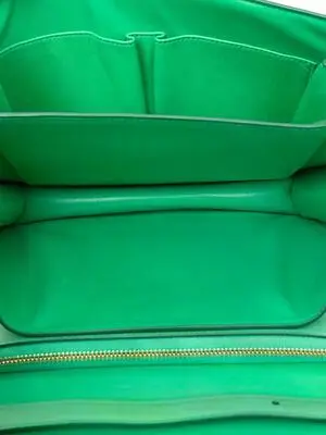 Celine Medium Calfskin Classic Box Crossbody Bag - Green