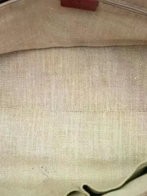 Gucci Embossed Leather Satchel