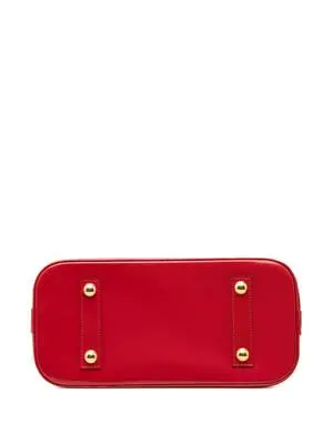 LOUIS VUITTON Monogram Vernis Alma Pm Handbag - Red