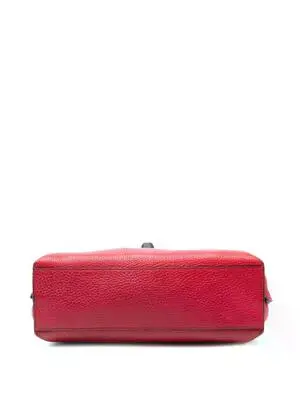 Gucci Leather Bamboo Daily Satchel - Red