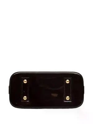 LOUIS VUITTON Monogram Vernis Alma Bb Satchel - Purple