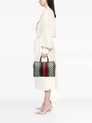 Gucci Gg Canvas Web Joy Boston Bag Satchel
