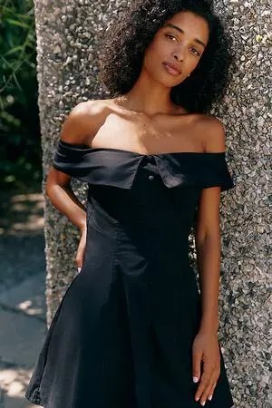 Peixoto Adeline Mini Dress - Black