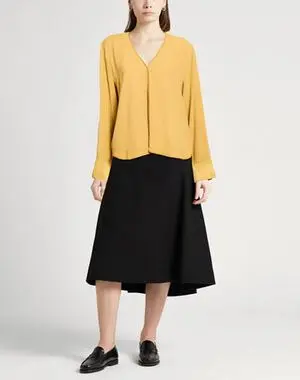 FORTE_FORTE Marigold Acetate And Viscose Top