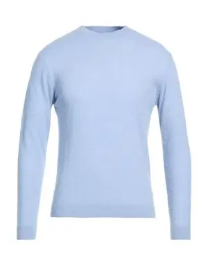 DANIELE FIESOLI Crewneck Lightweight Knit Sweater - Blue