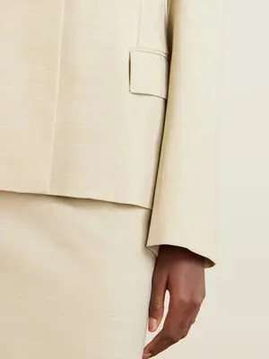 Calvin Klein Camille Wool-twill Jacket