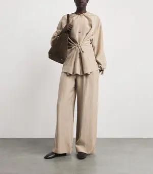 LIBEROWE Pinstripe Ellis Tie Shirt