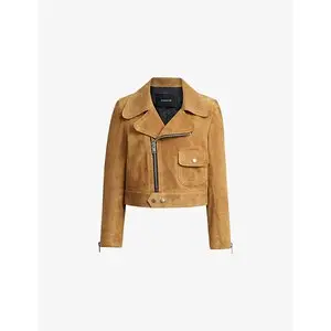 COACH Asymmetrical Suede Jacket