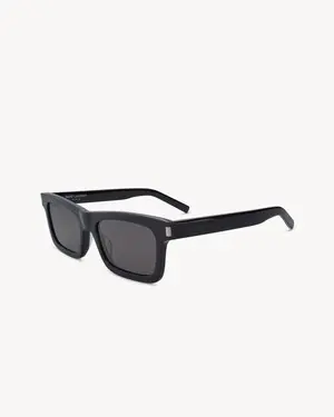 Saint Laurent Rectangular Acetate Sunglasses