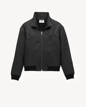 Saint Laurent Grained Lambskin Blouson Jacket