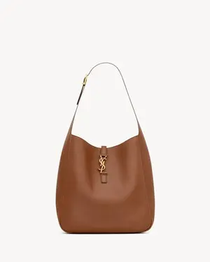Saint Laurent Le 5 À 7 Supple Large Grained Leather Bag - Fox