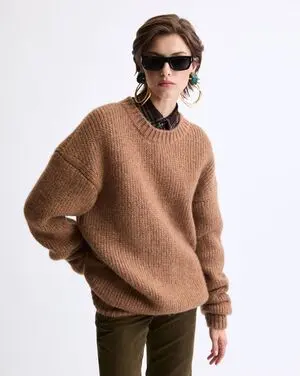 Saint Laurent Oversized Chunky Knit Sweater