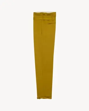 Saint Laurent Paperbag Waist Silk Pants