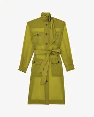 Saint Laurent Nylon Cargo Dress