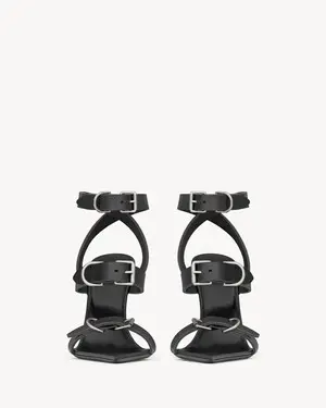 Saint Laurent Bruce Sandals In Smooth Leather