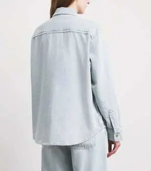 Still Here Cotton Western Shirt With Faux Horn Buttons