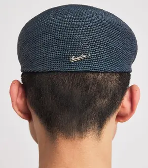 Borsalino Raffia Flat Beret