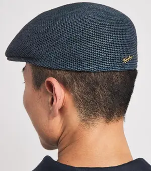 Borsalino Raffia Flat Beret