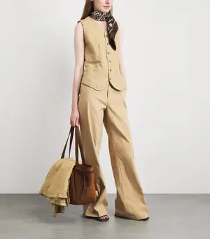 Polo Ralph Lauren Linen-blend Waistcoat