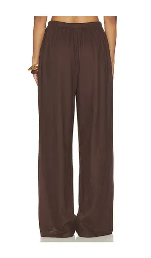 Tularosa Kai Linen Trousers - Chocolate