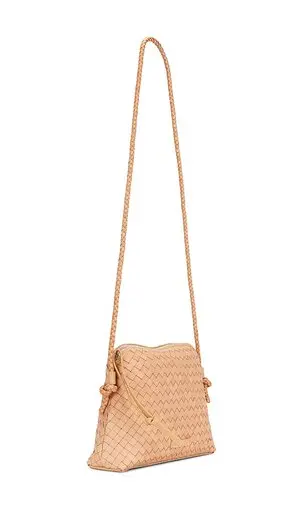 LOEFFLER RANDALL Mallory Woven Crossbody Bag - Tan