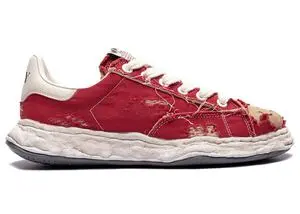 Mihara Yasuhiro Charles Og Sole Ripped Canvas Low Top Sneakers