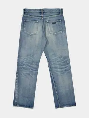 Fear Of God Vintage Indigo Denim Straight Leg Jeans