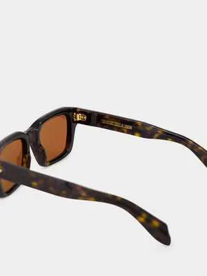 CUTLER AND GROSS Dark Havana 1432 Square Sunglasses - Brown