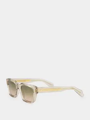 CUTLER AND GROSS Acetate Sunglasses - Beige