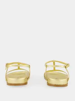 EMME PARSONS Washed Nappa Aya Sandals - Gold