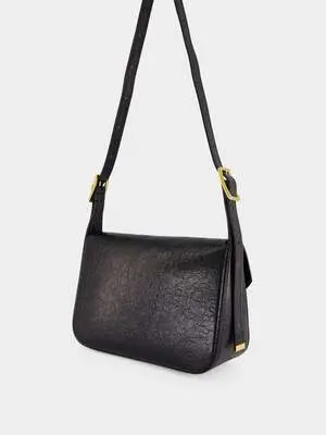 Balenciaga Clicca Medium Shoulder Bag - Black
