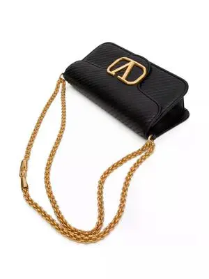 Valentino Garavani Locò Leather Shoulder Bag