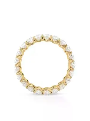 VEYNOU 18kt Yellow Oval-cut Diamond Eternity Ring