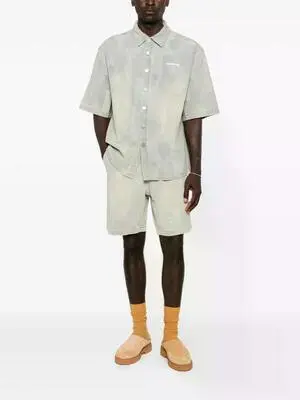 ACUPUNCTURE 1993 Patchwork-effect Short-sleeve Shirt