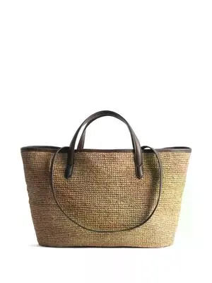 Zadig&Voltaire Wings Raffia Tote Bag - Brown